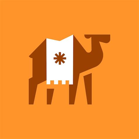 Premium Vector Camel Flat Logo