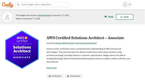 Aws Solutionsarchitect Certification Cloudcomputing Daniel Otembo