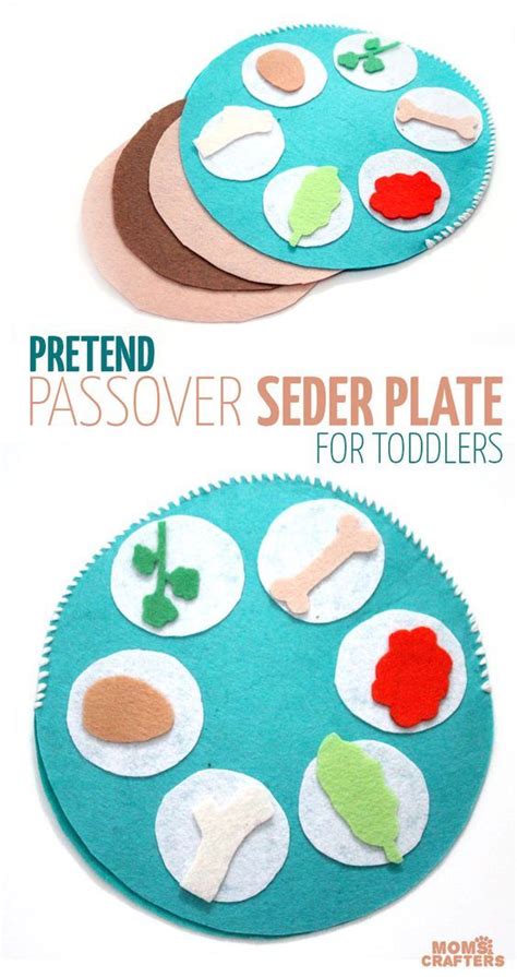 Make A Pretend Play Seder Plate Passover Crafts Seder Plate Craft
