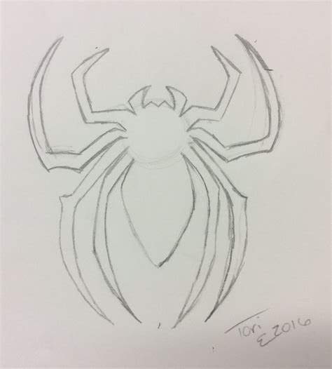 Spider Man Logo Scratch Art Torisart
