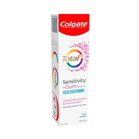 Buy Colgate Total Toothpaste Sensitivity Gum Double Mint 115g Coles