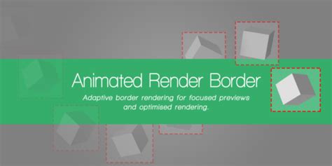 Animated Render Border Blender Italia