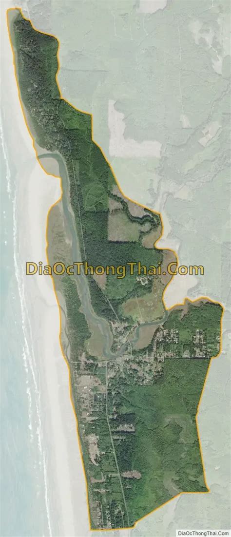Map Of Copalis Beach Cdp Thong Thai Real