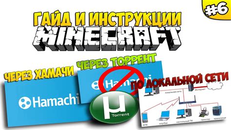 КАК ИГРАТЬ С ДРУГОМ В МАЙНКРАФТ ЧЕРЕЗ ХАМАЧИ ЧЕРЕЗ ТОРРЕНТ И ПО ЛОКАЛЬНОЙ СЕТИ ГАЙД 6 Youtube