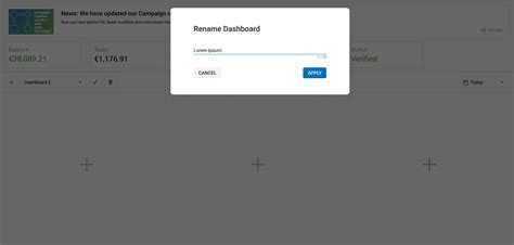 Dashboard · Documentation