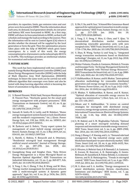 Energy Management System In Smart Microgrid Using Multi Objective Grey