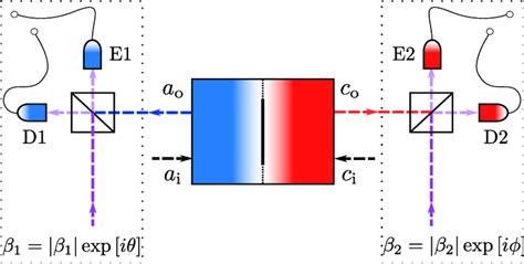 Schematic Of The Homodyne Detection Scheme Outputs Of The Cavities Are Download Scientific