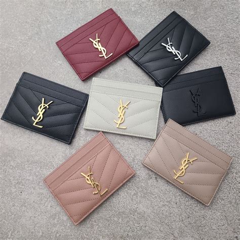 입생로랑 생로랑 Ysl 마틀라세 모노그램 여자 카드 케이스 지갑 3종 은장 금장 423291영수증 위시버킷