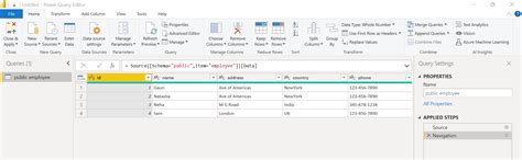reporting data from azure database for postgresql using power bi