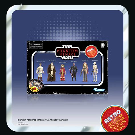 Retro Collection The Phantom Menace 6pk Revealed