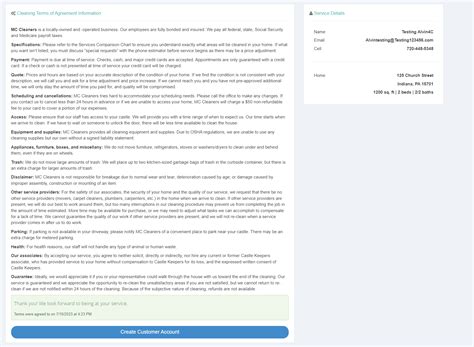 agreement terms and example terms maidcentral help center