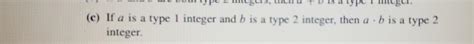 solved table 9 an integer a is said to be a type 0 integer