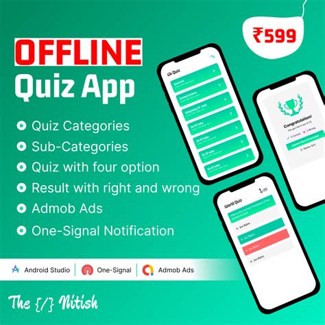 Offline Quiz App Source Code The Programmer Nitish