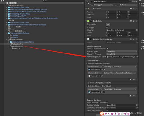 【unity vr开发】结合vrtk4 0：创建物理按钮 camerarigs trackedalias csdn博客