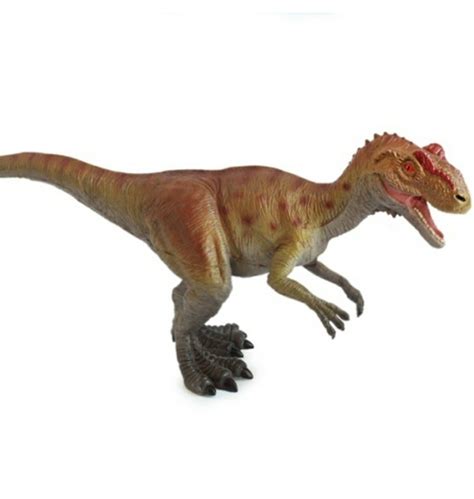 어린이집 안전 완구 소프트 공룡 모형 알로사우르스 피규어 유아 미니어처 장난감 교육용 역할 놀이 미니어 티몬