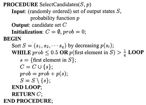 algorithm to select candidates phase 1 download scientific diagram