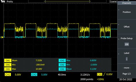 Signal Why Is My PWM Unstable And Doesn T Reach Electrical Engineering Stack Exchange