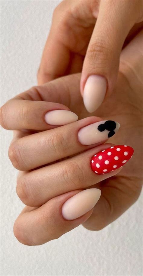 30 Minnie Mouse Nail Designs Black Border Pink Nails Artofit