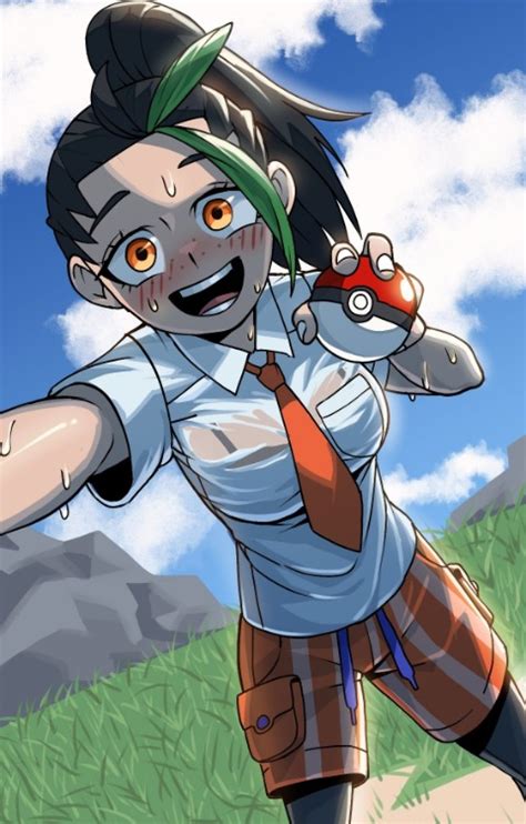 Pokemon Pokemon Sv Nemona Pokemon Bbta69 Artist Black Hair