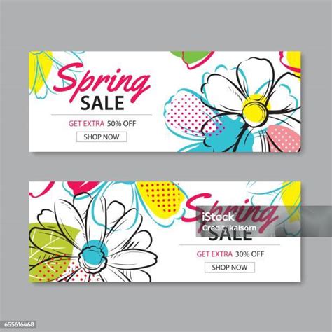 화려한 꽃 배경으로 봄 판매 배너 템플릿입니다 사용 증서 벽지 전단지 초대장 포스터 브로셔 쿠폰 할인 될 수 있습니다 3월에