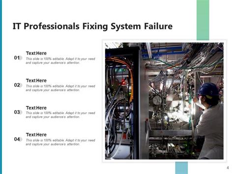 System Failure Through Debugging Professionals Professional Maintenance Presentation Graphics