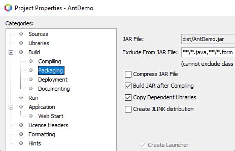 Java Packaging Is Missing In The Project Properties In Netbeans Stack Overflow