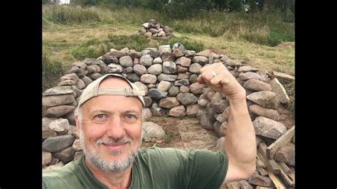 Еще две стены бани землянки Youtube