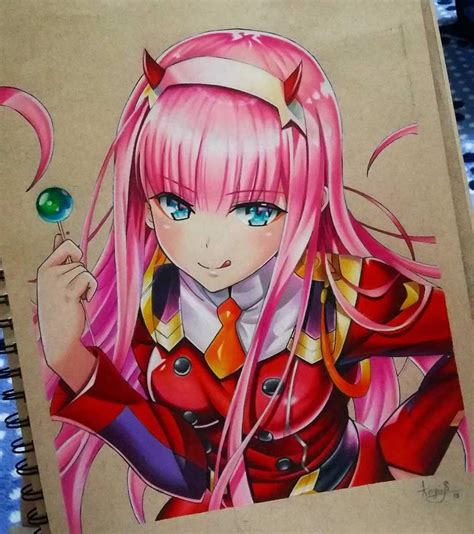Zero Two Dibujo •anime• Amino