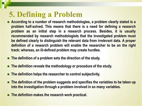 Research Methology The Research Problempptx