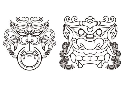 도깨비문양도깨비도안 네이버 블로그