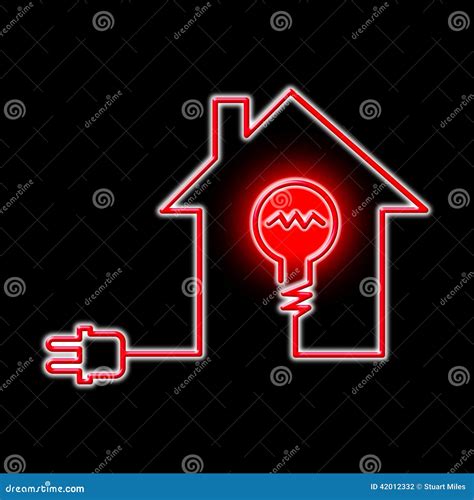 light bulb shows power source and bright stock illustration