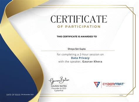 shreya sen gupta on linkedin dataprivacy lifelonglearning
