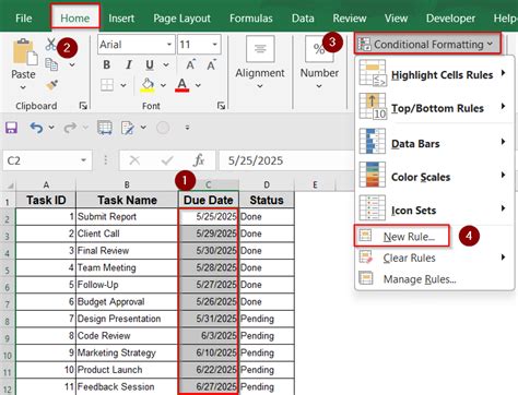 Conditional Formatting To Highlight Overdue Dates In Excel Excel Insider
