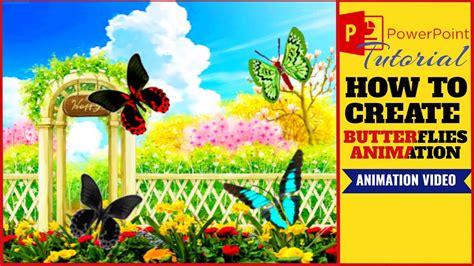 Butterflies Animation Ii How To Make Butterflies Animation In Microsoft
