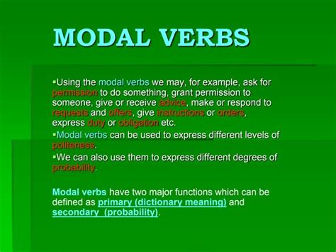 modal verbs ppt