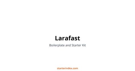 Larafast | Starter Index