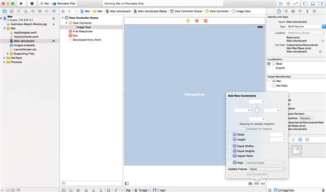 Ios Xcode 64 Unable To Set Constraints On Views Or Anything