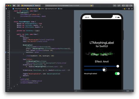 Ltmorphinglabel Swiftgit
