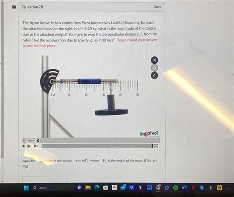Solved The Figure Shown Below Comes From Pivot Interactives Lab8 1 Answer Transtutors