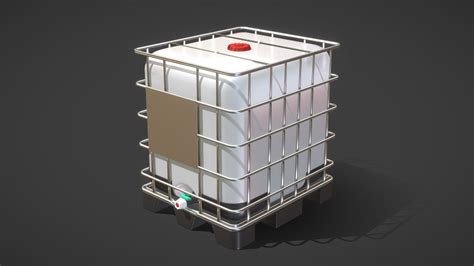1000 Liter Ibc Container High Poly Buy Royalty Free 3d Model By Vis