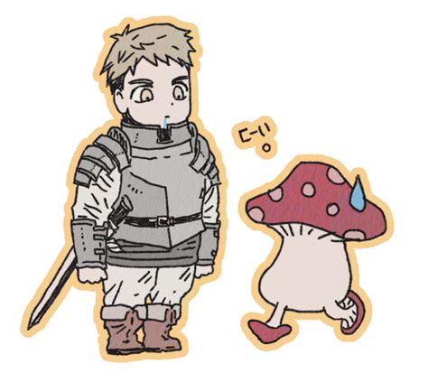 Laios Touden And Walking Mushroom Dungeon Meshi Drawn By Hamdungbbung Danbooru
