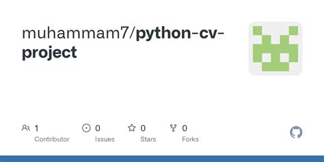 github muhammam7 python cv project