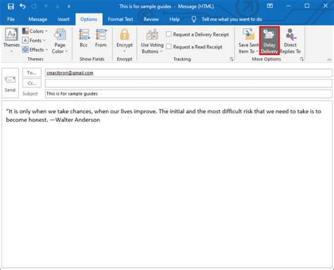 Comment Programmer Un E Mail Dans Outlook All Things Windows
