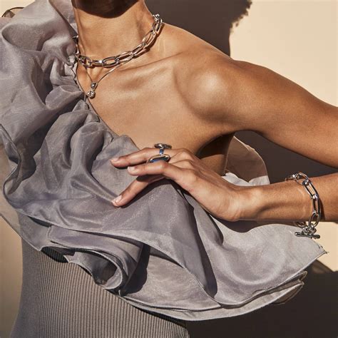 Chain Link Elegance Bold Sculptural Jewelry