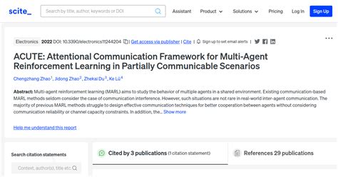 Acute Attentional Communication Framework For Multi Agent Reinforcement Learning In Partially