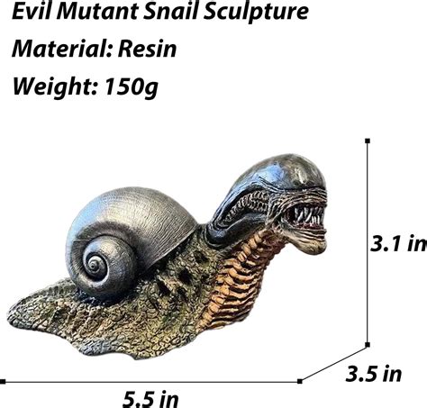 Buy Eita Alien Snail Statue Resin Evil Snail Sculpture New Favorite For