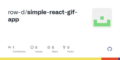 Github Row D Simple React App