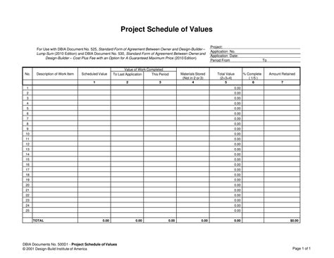Schedule Of Values Excel Template Fill And Sign Print Vrogue Co