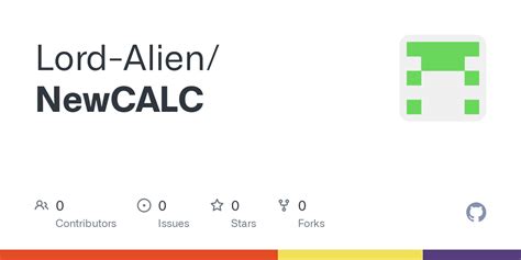 Github Lord Aliennewcalc