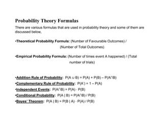 Probability Theory PDF